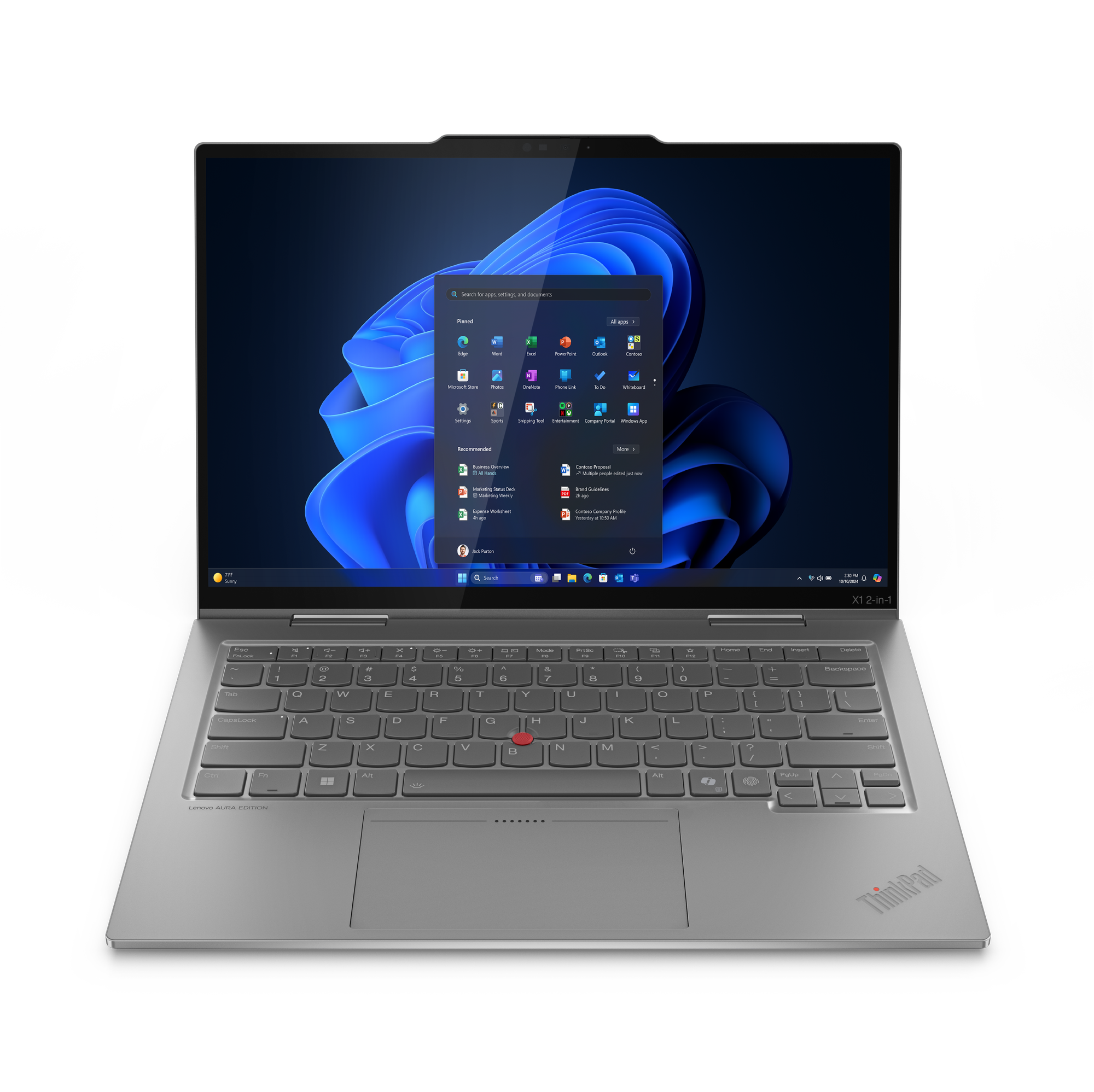 Lenovo ThinkPad X1 2-in-1 Gen10 Intel Core Ultra 7-255U - 21Q00019GR | Price In Dubai UAE Africa KSA